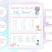 What is Your Kitty Name Printable Game | Kitty Cat Party Games | Cat ...