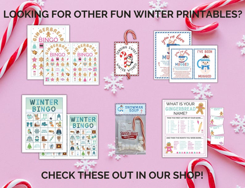 Guess How Many Candy Canes Are in the Jar Printable Sign and Cards ...