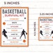 Printable Girls Basketball Survival Kit Basketball Player Gift Idea ...
