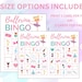 30 Printable Ballerina Themed Bingo Cards | Ballerina Party Games ...