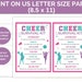 Printable Cheer Survival Kit Cheer Competition Gift Idea Cheerleader ...