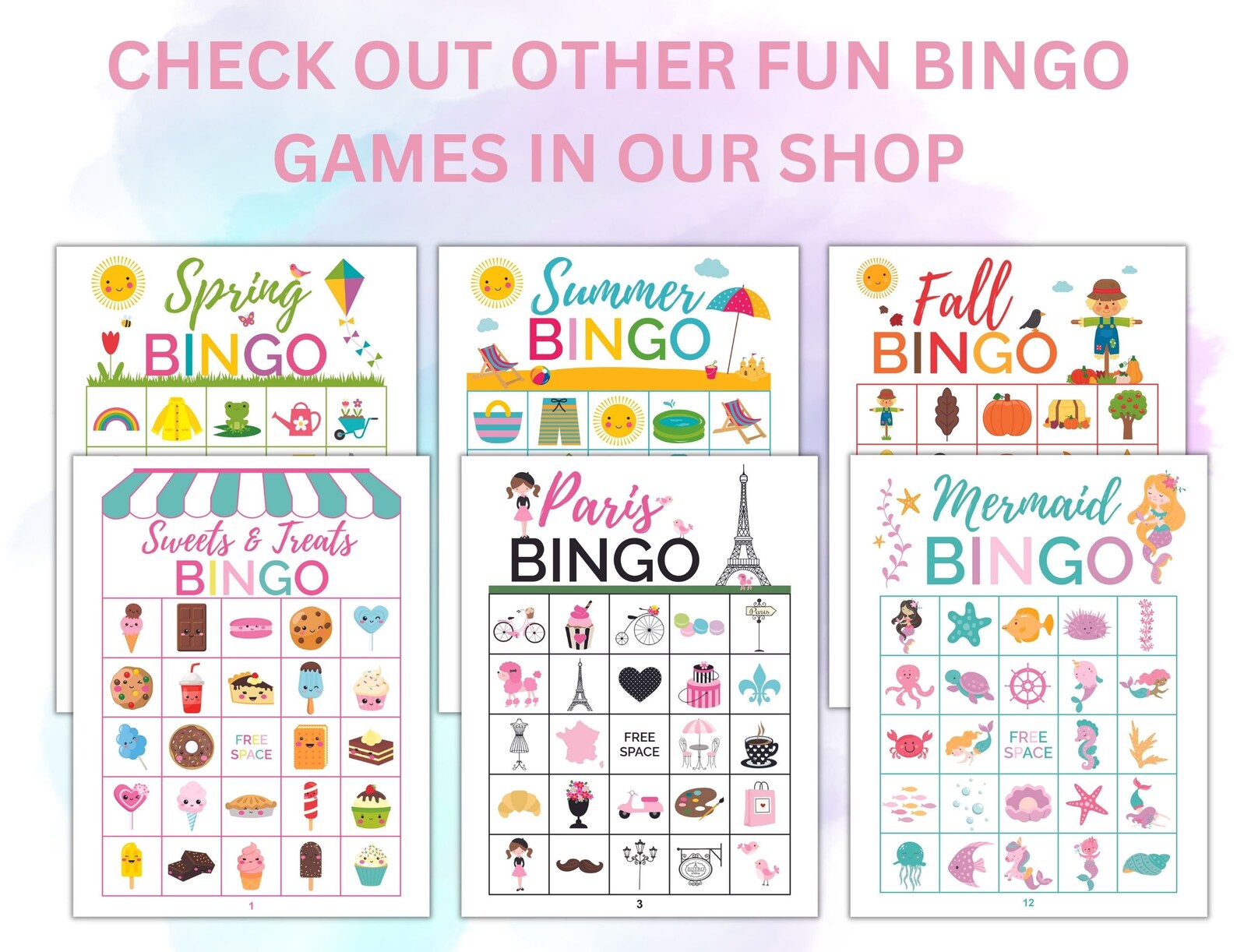30 Printable Ballerina Themed Bingo Cards Ballerina Party Games Ballet ...