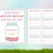 Printable Jelly Bean Guessing Game Sign and Cards | Guess How Many ...