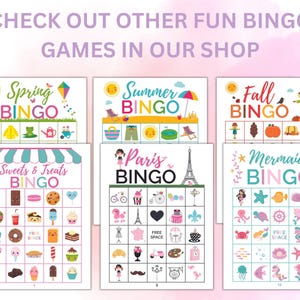 30 Printable Groovy Summer Bingo Cards | Summer Bingo for Kids | Summer ...