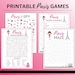 Printable Paris Games Paris Activity Set Paris Party Games Paris Games ...