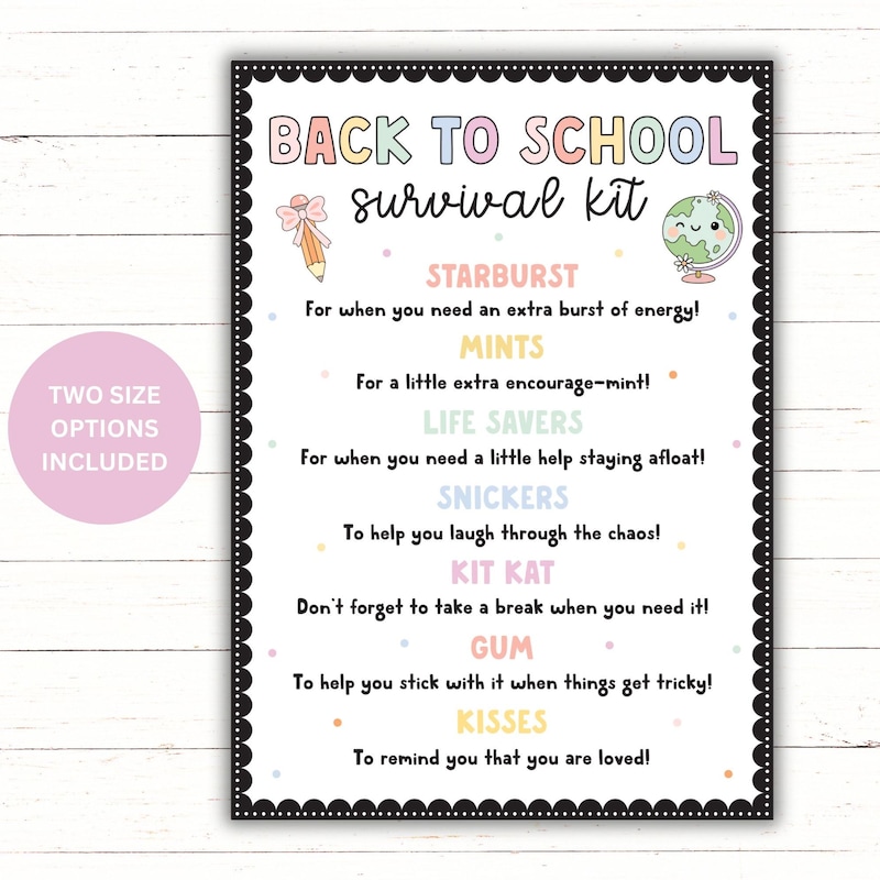 Staff Survival Kit - Etsy