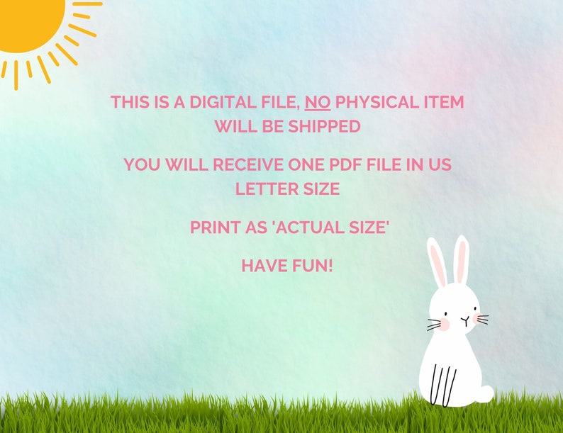Roll a Bunny Printable Game | Spring Party Game | Spring Dice Game for ...