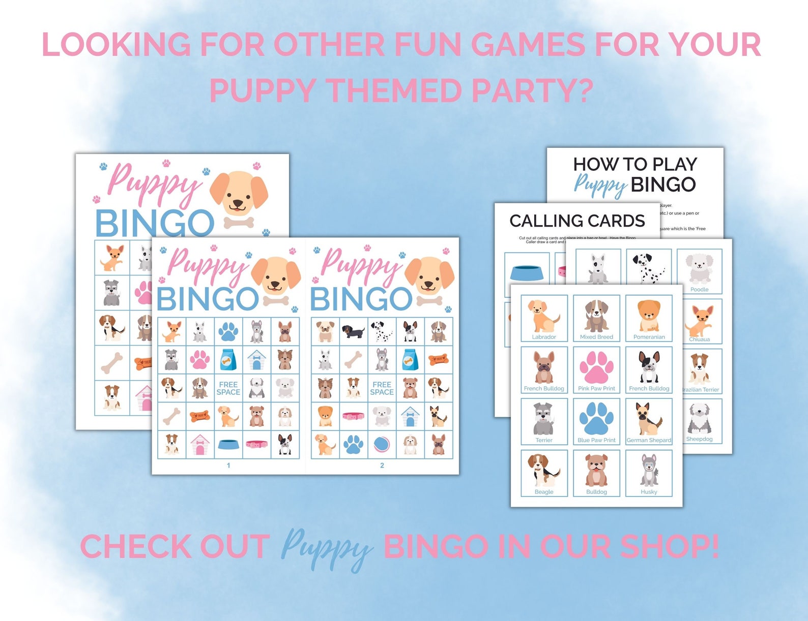 What is Your Puppy Name Printable Game | Puppy Dog Party Games | Dog ...