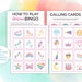 30 Printable Unicorn Themed Bingo Cards | Unicorn Party Games | Unicorn ...