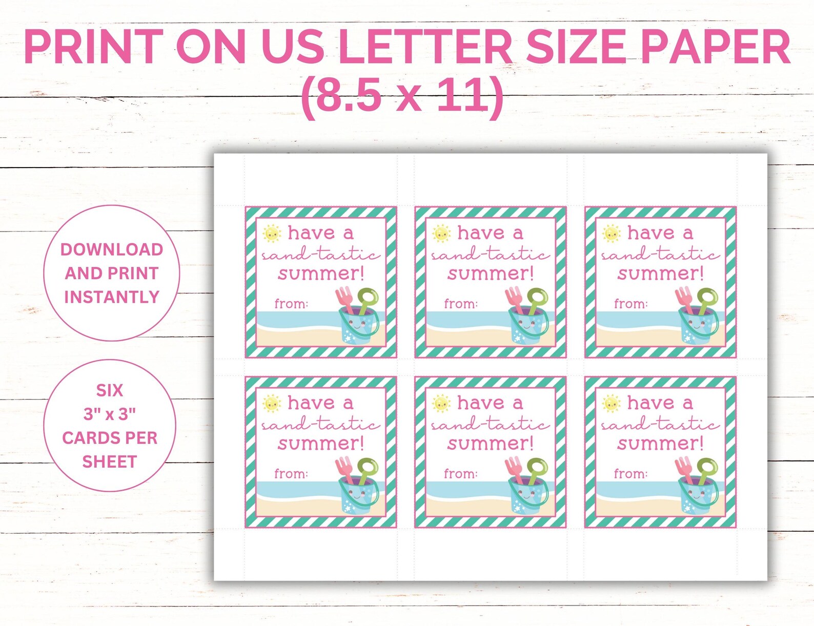 Have a Sand-tastic Summer Gift Tag | End of School Year Gifts for ...