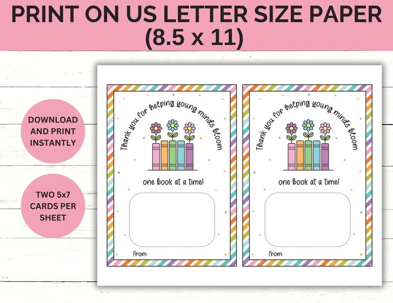 School Librarian Day Gift Card Holder | Media Specialist Gift | Reading ...