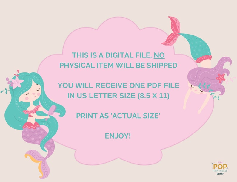 Mermaid Reward Chart Printable| Mermaid Potty Training Chart | Kids ...