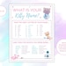 What is Your Kitty Name Printable Game | Kitty Cat Party Games | Cat ...