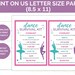 Printable Dance Survival Kit Dance Recital Gift Idea Dancer Gift Dance ...