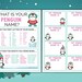 What's Your Penguin Name Printable Game | Penguin Themed Party Game ...