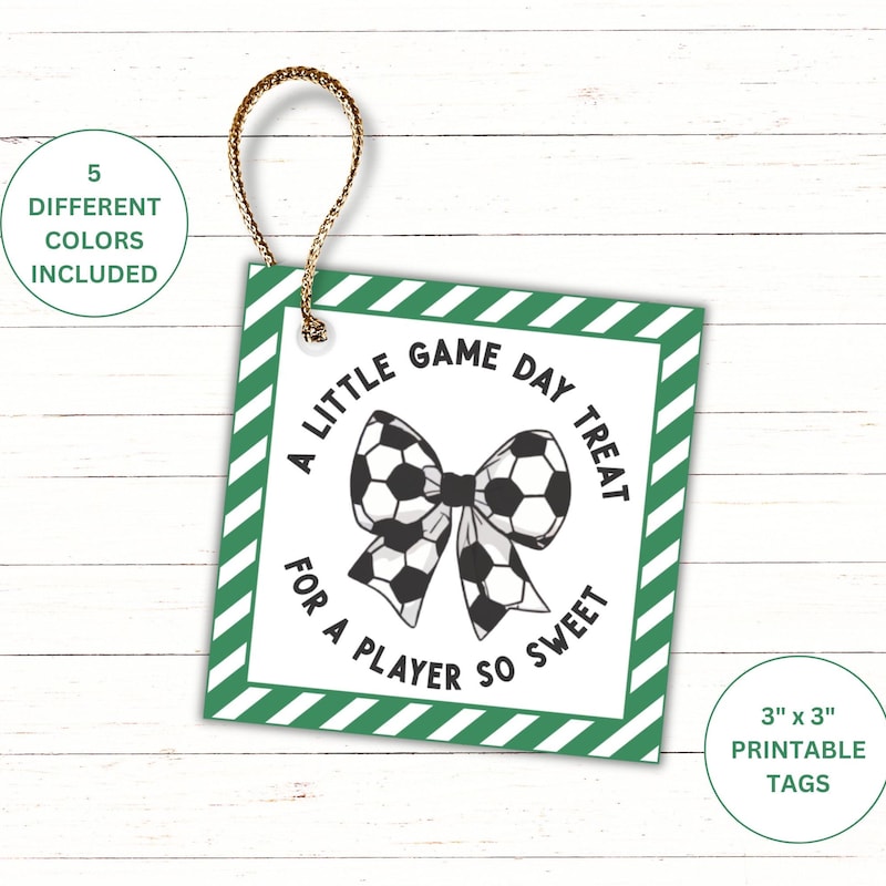Soccer Bag Tags - Etsy
