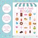 30 Printable Dessert Bingo Cards | Sweets & Treats Bingo | Kid’s Party ...