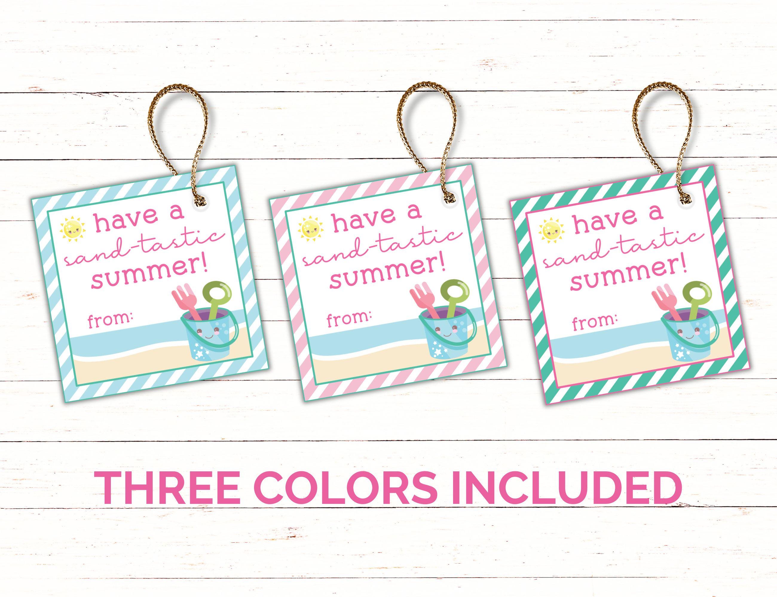Have a Sand-tastic Summer Gift Tag | End of School Year Gifts for ...