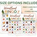 30 Printable Woodland Bingo Cards | Woodland Bingo for Kids | Woodland ...