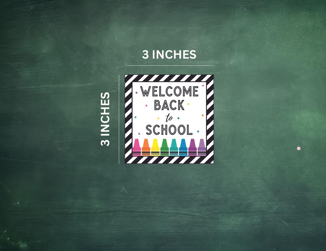 Welcome Back to School Gift Tags Back to School Teacher Gift Back to ...