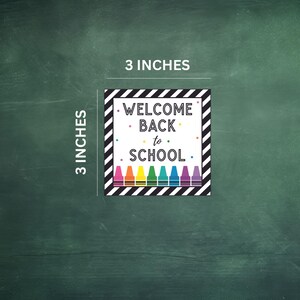 Welcome Back to School Gift Tags | Back to School Teacher Gift | Back ...