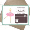 Printable Dance Teacher Card Dance Recital Card Ballerina Card Dance ...