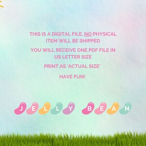 Printable Jelly Bean Guessing Game Sign and Cards | Guess How Many ...