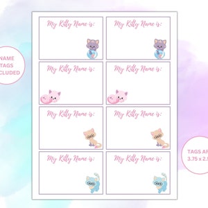 What is Your Kitty Name Printable Game | Kitty Cat Party Games | Cat ...