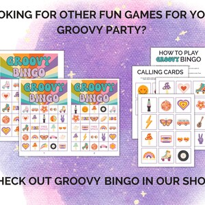 What is Your Groovy Name Printable Game | Groovy Themed Party Game ...