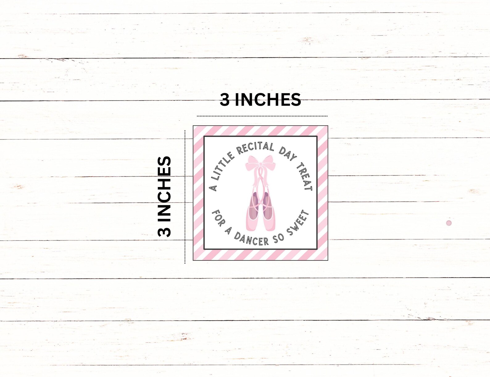 Printable Dance Recital Day Treat Tags | Ballerina Tags | Dance Recital ...