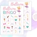 30 Printable Ballerina Themed Bingo Cards Ballerina Party - Etsy