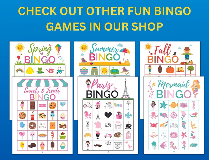 30 Printable Party Animal Bingo Cards Party Animal Bingo for - Etsy