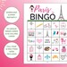30 Printable Paris Themed Bingo Cards | Paris Party Games | Travel ...