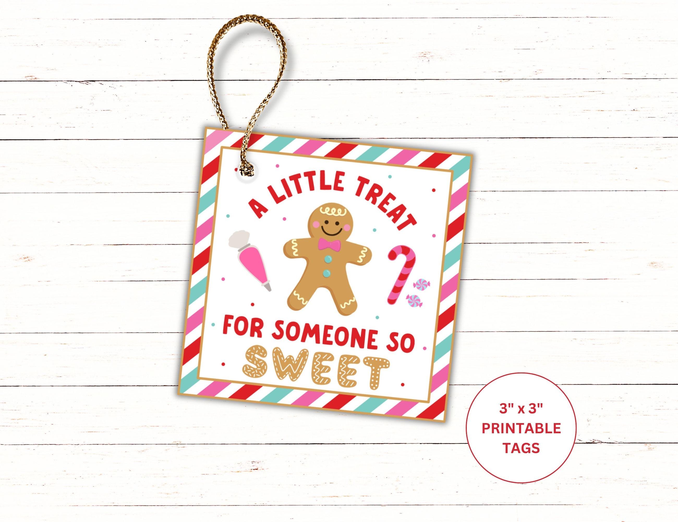 Gingerbread Tag, A Little Treat for Someone Sweet, Gingerbread Cookie ...