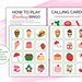 30 Printable Strawberry Themed Bingo Cards | Berry Sweet Party Games ...