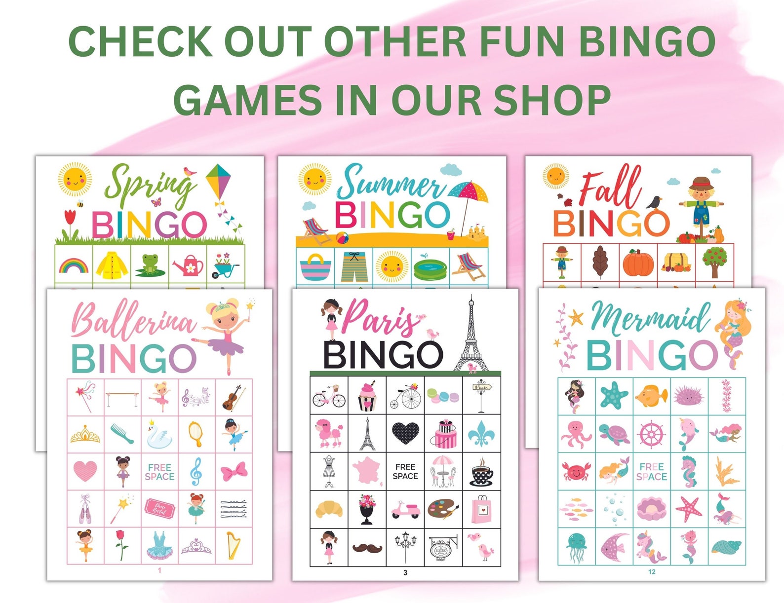 30 Printable Strawberry Themed Bingo Cards | Berry Sweet Party Games ...