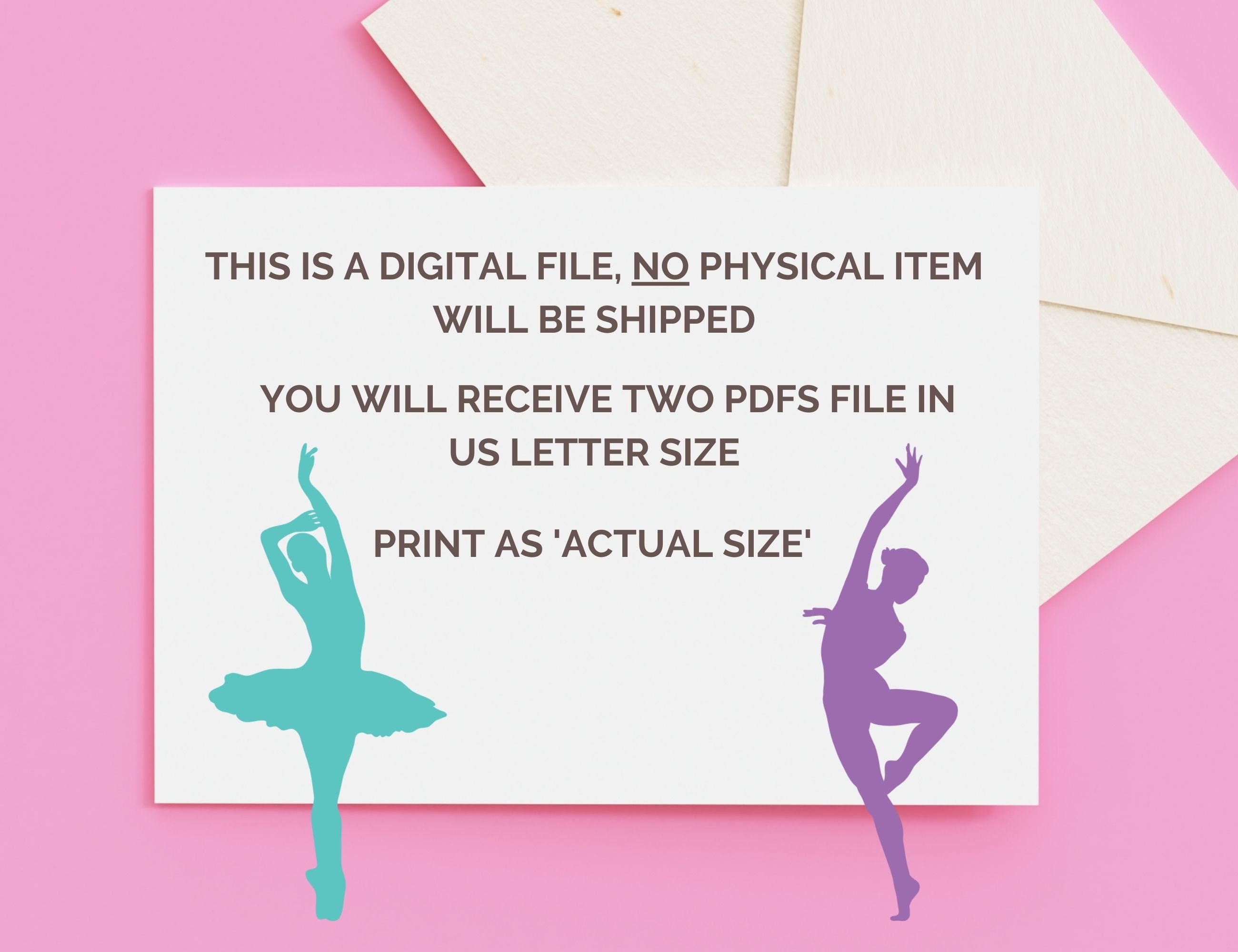 Printable Dance Survival Kit | Dance Recital Gift Idea| Dancer Gift ...