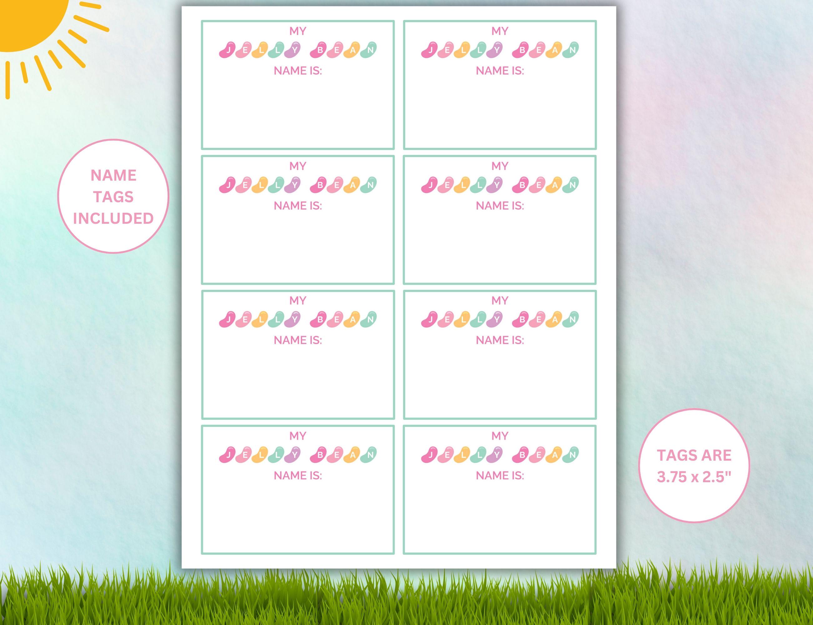 What is Your Jelly Bean Name Printable Game | Jelly Bean Games | Jelly ...