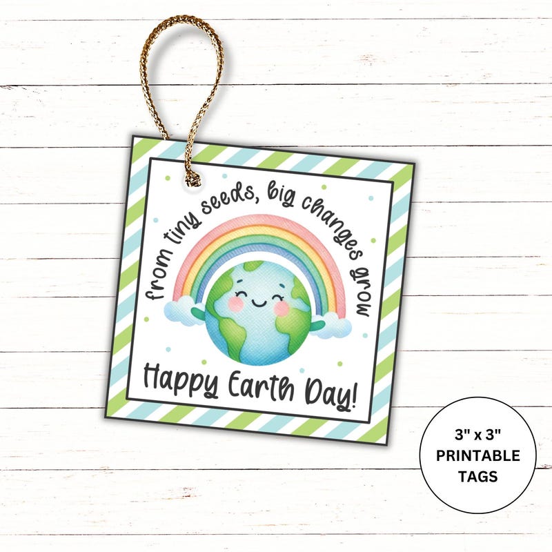 Earth Day Printable - Etsy