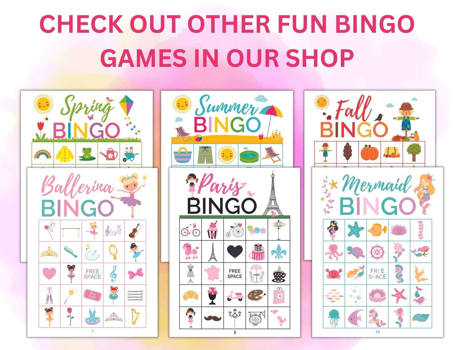 30 Printable Princess Themed Bingo Cards Princess Party Games Princess ...