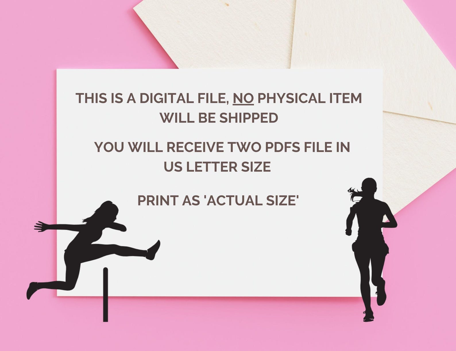 Printable Girls Track and Field Survival Kit | Track Team Gift Bag Idea ...