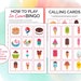 30 Printable Ice Cream Themed Bingo Cards | Ice Cream Party Games | Ice ...