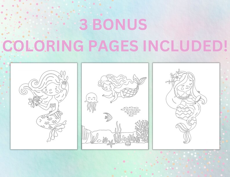 Printable Mermaid Games | Mermaid Activity Set | Mermaid Party Games ...