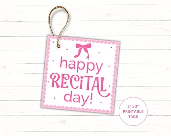 Dance Recital Gift Tag - Etsy