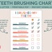 I Brushed My Teeth Printable | Teeth Brushing Chart | Weekly Brushing ...