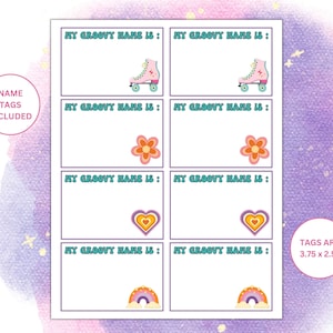 What is Your Groovy Name Printable Game | Groovy Themed Party Game ...