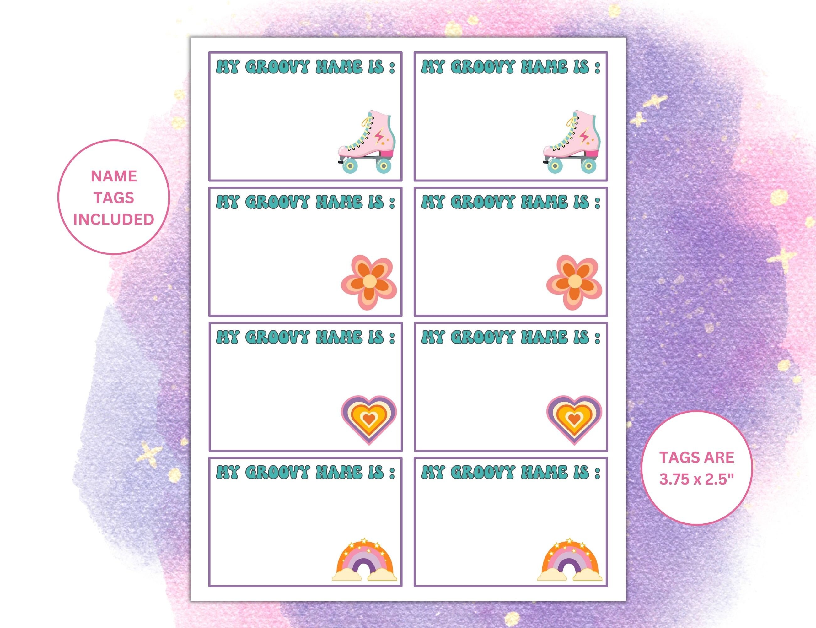 What is Your Groovy Name Printable Game Groovy Themed Party Game Groovy ...