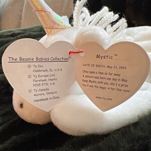 Very Rare 1st Generation Mystic Ty Beanie Baby - Etsy