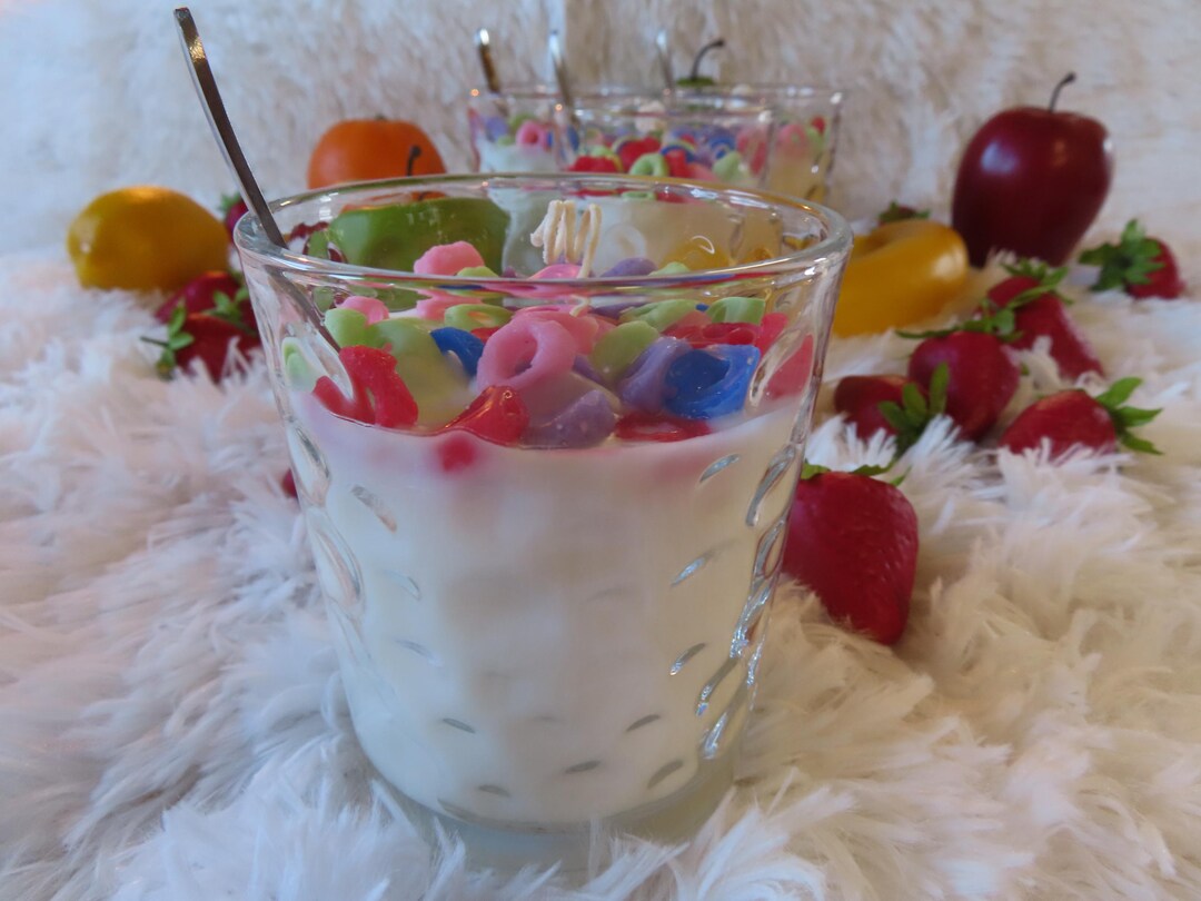 Fruit Loops Cereal Candle, Strong Scent, Performance Cotton Wick ...