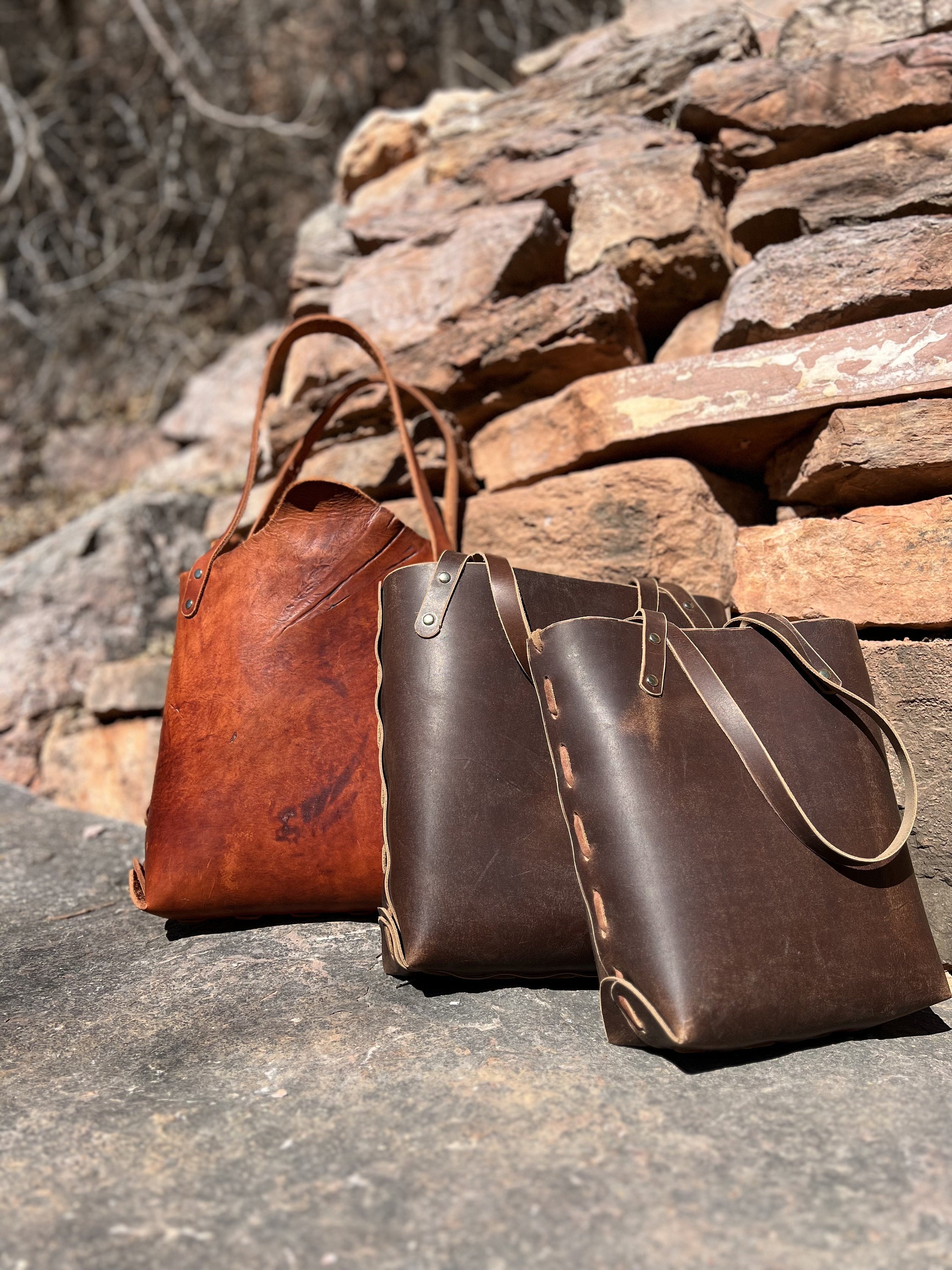 Hand Crafted Leather Carry-all | Tote | Bag | Purse - Etsy